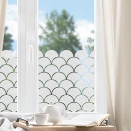 Fensterfolie Sichtschutz Fächer Muster