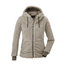 G.I.G.A. by Killtec G.I.G.A. DX BY KILLTEC Fleecejacke &raquo;GW 70 WMN KNTFLC JCKT&laquo; hellbeige 42 42 Kuschelige Teddy Fleecejacke mit Kapuze