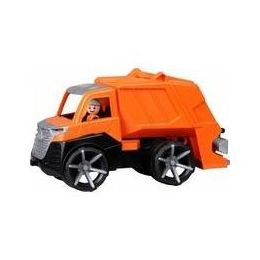 LENA® 04514 - Truxx, Müllwagen mit Spielfigur, Sandspielzeug, Länge 30 cm