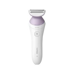 Philips BRL136/00 Lady Shaver Serie 6000 Rasierer, Weiß/Lila