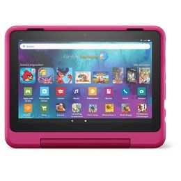 Amazon Fire HD 8 Kids Pro (2022), Tablet, 32 GB, Zoll, Schwarz, mitgelieferte Hülle in Farbton Regenbogen