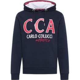 Carlo Colucci Sweatshirt ' D'Amante ' Herren Gr&ouml;&szlig;e XL navy / pink / wei&szlig;