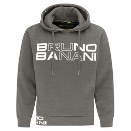 Bruno Banani Sweatshirt 'Brooks' Herren Gr&ouml;&szlig;e L dunkelgrau / wei&szlig;