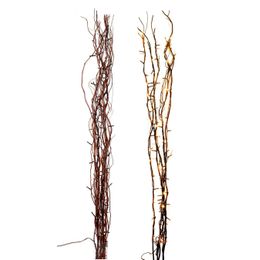 Spetebo LED-Leuchtzweig Lichterzweig 120 cm – 80 LEDs / 120 cm, 80-flammig, für den Außenbereich geeignet, weiß