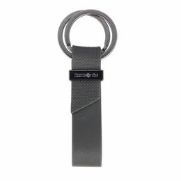 Samsonite PRO-DLX 6 Schlüsselanhänger Leder 8 cm grey