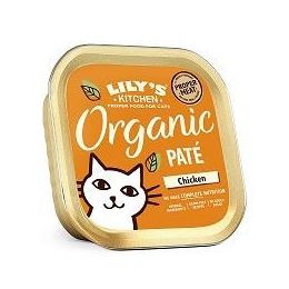 Lilys Kitchen Cat Organic Pate Chicken 19 x 85g Katzenfutter