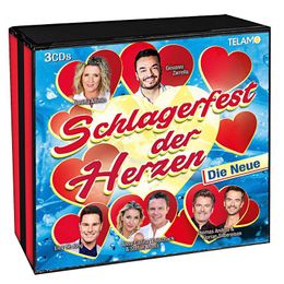 Telamo Schlagerfest der Herzen (3 CDs) - Various. (CD)