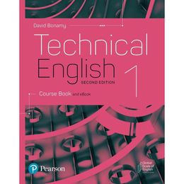 Technical English 2nd Edition Level 1 Course Book and eBook - David Bonamy, Kartoniert (TB)