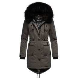 Navahoo Mantel Damen Größe L grau Winterjacke
