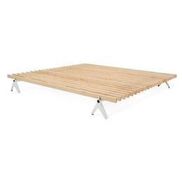 Magazin Bett Simplon - 180 cm RAL 9010 Reinweiß
