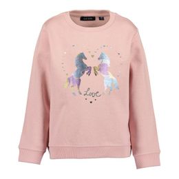 Blue Seven - Sweatshirt HORSE LOVE in rosa, Gr.92