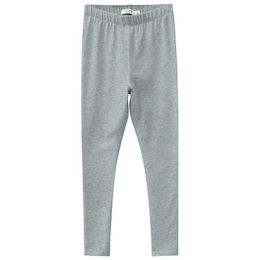 name it - Leggings NKFDAVINA in grey melange, Gr.164