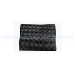 Floortex Anti-Ermüdungsmatte mit Noppen schwarz 61 x 91 cm ergonomische Gummimatte mit schwarz Noppen, Anti-Ermüdung