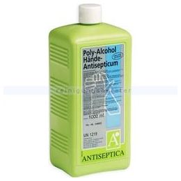 Antiseptica Poly-Alcohol 1 L Euroflasche Alkoholisches Hände-Schnell-Desinfektionsmittel