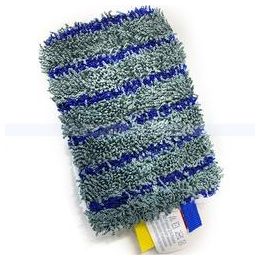 Handpad Mikrofaser Reinigungspad 14 x 9 cm 2-Seitig mit Scheuerseite und Reinigungsseite aus weißer Mikrofaser