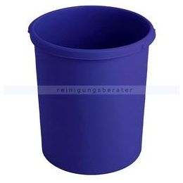 Papierkorb HAN Kunststoff 30 L blau Mülleimer ohne Deckel