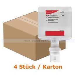 Händedesinfektion Diversey Soft Care Des E 1,3 L 4 Stück Händedesinfektionsgel, 4 Stück im Karton, Intellicare-System