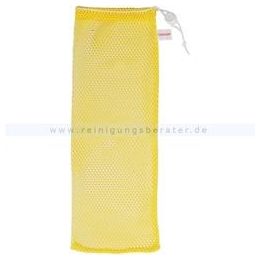 Wäschesack VERMOP Wäschenetz gelb 40 L zum sammeln von Schmutzwäsche, Bettlagen und Textilien
