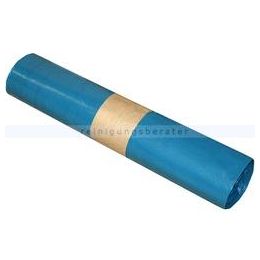 WBV Müllsack blau 70 L ca. 64 my (Typ 80) extra starkes LDPE Material, 575 x 1000 mm