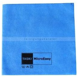 Microfasertuch Taski MicroEasy blau 37x38 cm mit Vliesstofftechnologie, universell einsetzbar