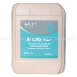Azett Handwaschpaste Reinfix Natur WSM Bioreibekörper flüssig 10 L pH-hautneutral, starke Reinigungskraft, Mikroplastik-frei