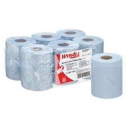 Kimberly-Clark Putztuchrolle Kimberly Clark WypAll L10 AIRFLEX 1-lagig blau 38x18.3 cm, 280 Abrisse/Rolle, 6 Rollen/Paket