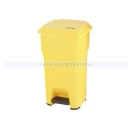 Treteimer Vileda Hera - 60 L Pedalbehälter, gelb mit HACCP-Empfehlungen zur berührungslosen Nutzung