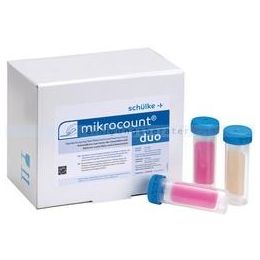 Schülke Abklatschtest Schülke mikrocount duo 20 Stück Box Hygiene Teststreifen zum Nachweis von Bakterien & Pilzen