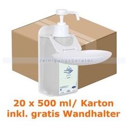 Waschlotion Bode Baktolin pure 20 x 500 ml inkl. gratis Wandhalter, Waschlotion parfüm- & farbstofffrei