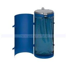 Mülleimer Var Kompakt Junior Abfallsammler 120 L enzianblau mit Einflügeltür, für 120 L Müllsäcke, inklusive Deckel