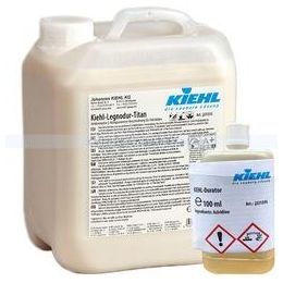 Kiehl Produktsysteme Holzbeschichtung Kiehl Legnodur Titan 5 L mit 100 ml Durator seidenmatte 2K Beschichtung für Holzböden inkl. Durator