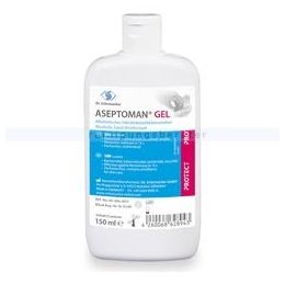 Dr. Schumacher Aseptoman® Gel 150 ml alkoholisches parfümfreies Handdesinfektionsmittel