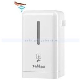 Wepa Satino 331530 Sensorspender für Seife Mini weiß sparsamer Verbrauch dank berührungsloser Anwendung