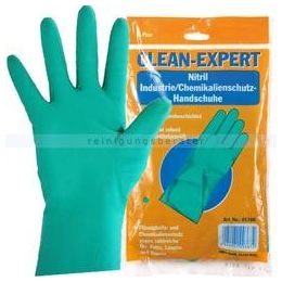 Chemikalien Schutzhandschuhe Ampri Clean Expert grün L Gr. 9-10 Nitrilhandschuhe mit Chemikalienschutz CE-CAT III