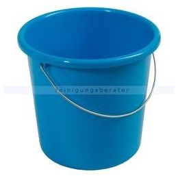 Haushaltseimer Bekaform Kunststoff blau 10 L Haushaltseimer mit Metall-Bügel und Maßeinteilung