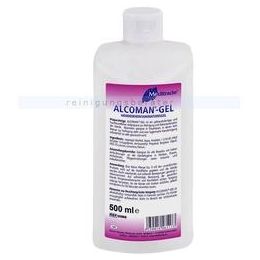 Meditrade Alcoman Gel 500 ml Händedekontaminationsgel,umfassend wirksam, VAH zertifiziert