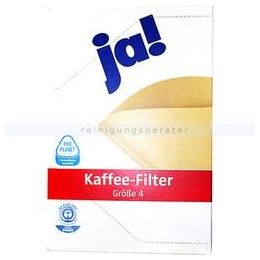 Kaffeefilter für Kaffeemaschinen 100 Stück in Gr. 4, Abbildung kann abweichen