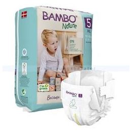 Babywindeln ABENA BAMBO Nature Windeln 12-18 kg Größe 5 22 Stück, die neue Generation umweltfreundlicher Windeln