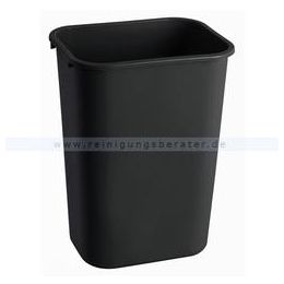 Mülleimer Rubbermaid Rechteckiger Abfallbehälter 39 L schwarzer Mülleimer
