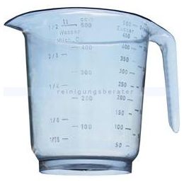 Messbecher Bekaform 500 ml glasklar Messbecher 500 ml, 3 Skalen für Flüssigkeiten, Mehl & Zucker