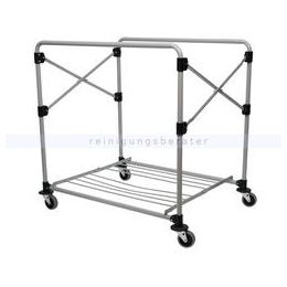 Wäschewagen Rubbermaid Wäschesammler X-Cart Rahmen 300 L zusammenklappbarer Rahmen aus pulverbeschichtetem Stahl