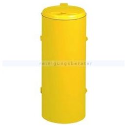 Mülleimer Var Kompakt Junior Abfallsammler 120 L gelb mit Einflügeltür, für 120 L Müllsäcke, inklusive Deckel