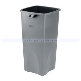 Mülleimer Rubbermaid Untouchable Container Grau 87 L Abfallbehälter mit Reissverschluss und Beutelhalter
