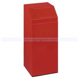 Abfallsammler Var Wertstoffsammler 45 L rot verzinktes Stahlblech, pulverbeschichtet, widerstandsfähig