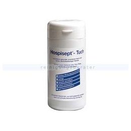 Lysoform Hospisept-Tuch 100 Stück Desinfektionstücher Spenderdose mit getränkten Tüchern