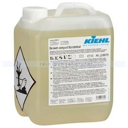 Kiehl Produktsysteme Desinfektionsreiniger Kiehl Desinet compact Konzentrat 5 L Flüssig, aldehydfrei, VAH gelistet