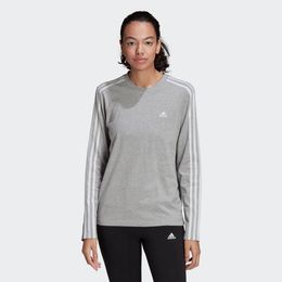 adidas Sportswear Große Größen: Langarmshirt, grau, Gr.M