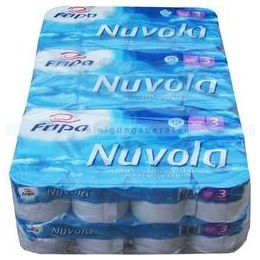 Toilettenpapier Fripa Tissue Nuvola hochweiß 3-lagig 48er 48 Rollen/Paket x 250 Blatt a 12cm, 3-lagig, Plus3