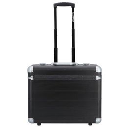 alumaxx 2-Rollen Pilotentrolley 47 cm Laptopfach schwarz matt