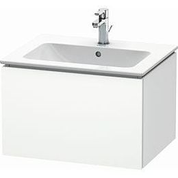 Duravit L-Cube Waschtischunterbau LC614001818 weiß matt, 62x40x48,1cm, 1 Auszug, wandhängend